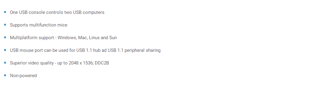 Aten CS22U 2-Port USB VGA Cable KVM Switch | BPC Technology